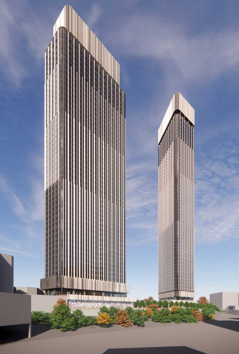 High-Rising KRE-Silverstein Towers Delayed by Tiny Apartment Project