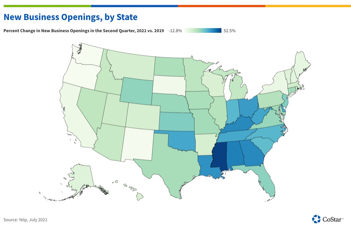 New Business Openings Exceed Pre-Pandemic Levels