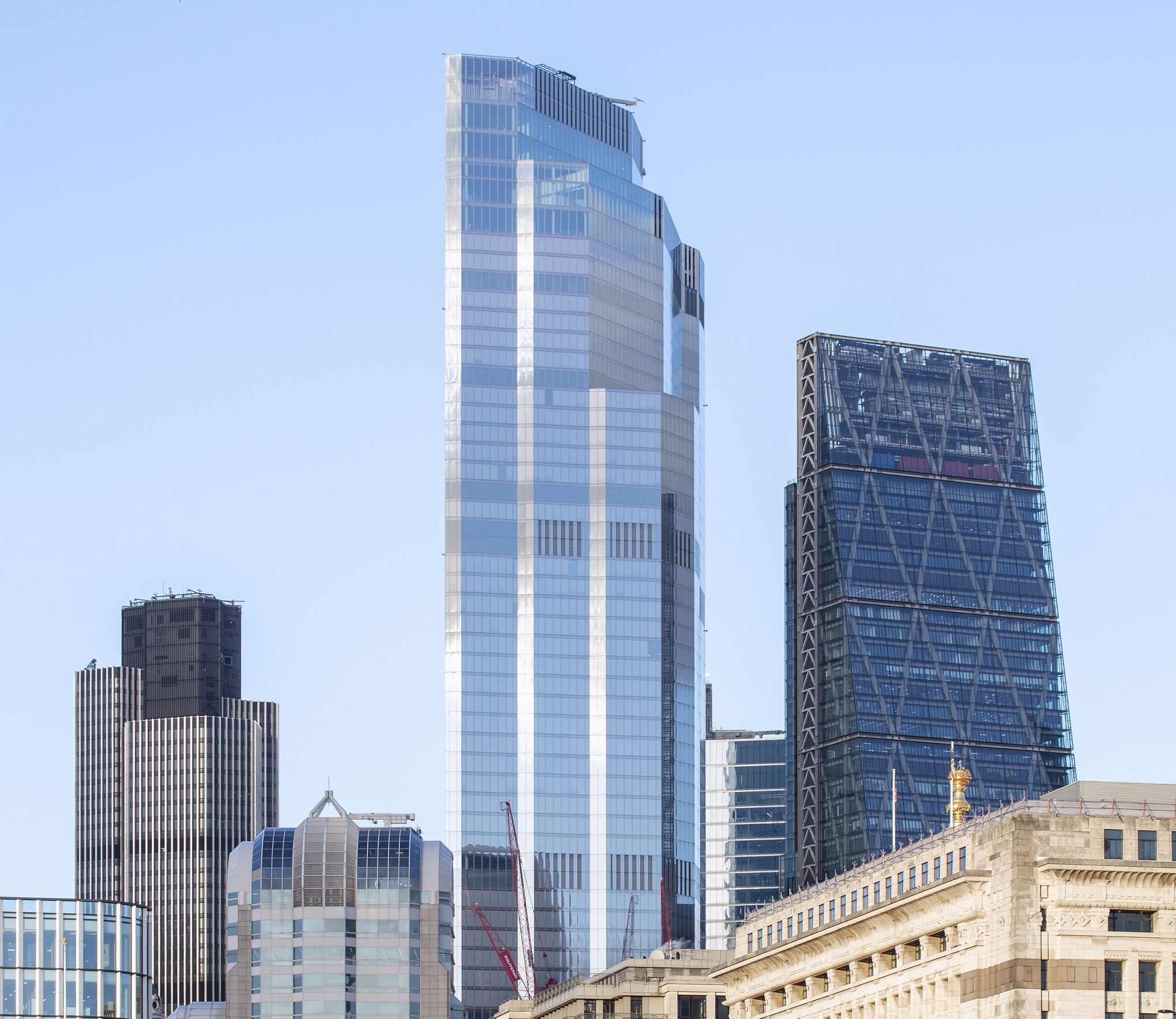 Construction of City's Landmark Tower 22 Bishopsgate Completes