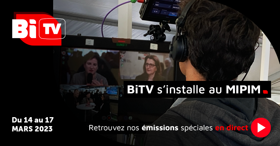BiTV installe son plateau au Mipim 2023 - Business Immo